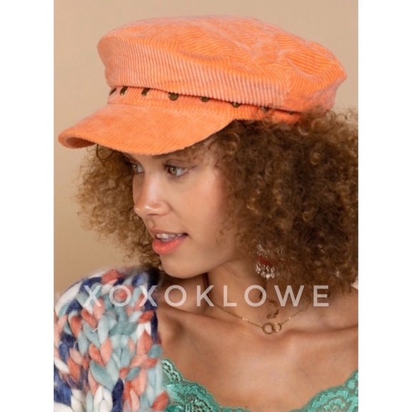 POL | Accessories | Pol Corduroy Studded Newsboy Cap | Poshmark